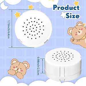 Handepo 4 Pcs 20 Seconds White Voice Recorder for Stuffed Animal Sound Recorder Recordable Sound Module Toy Recording Device, Record Messages for Plush Toy Doll Stuffed Bear Toy Pillow