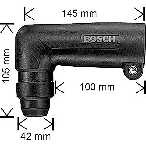 BOSCH 1618580000 SDS-plus Shank Right Angle Attachment, black