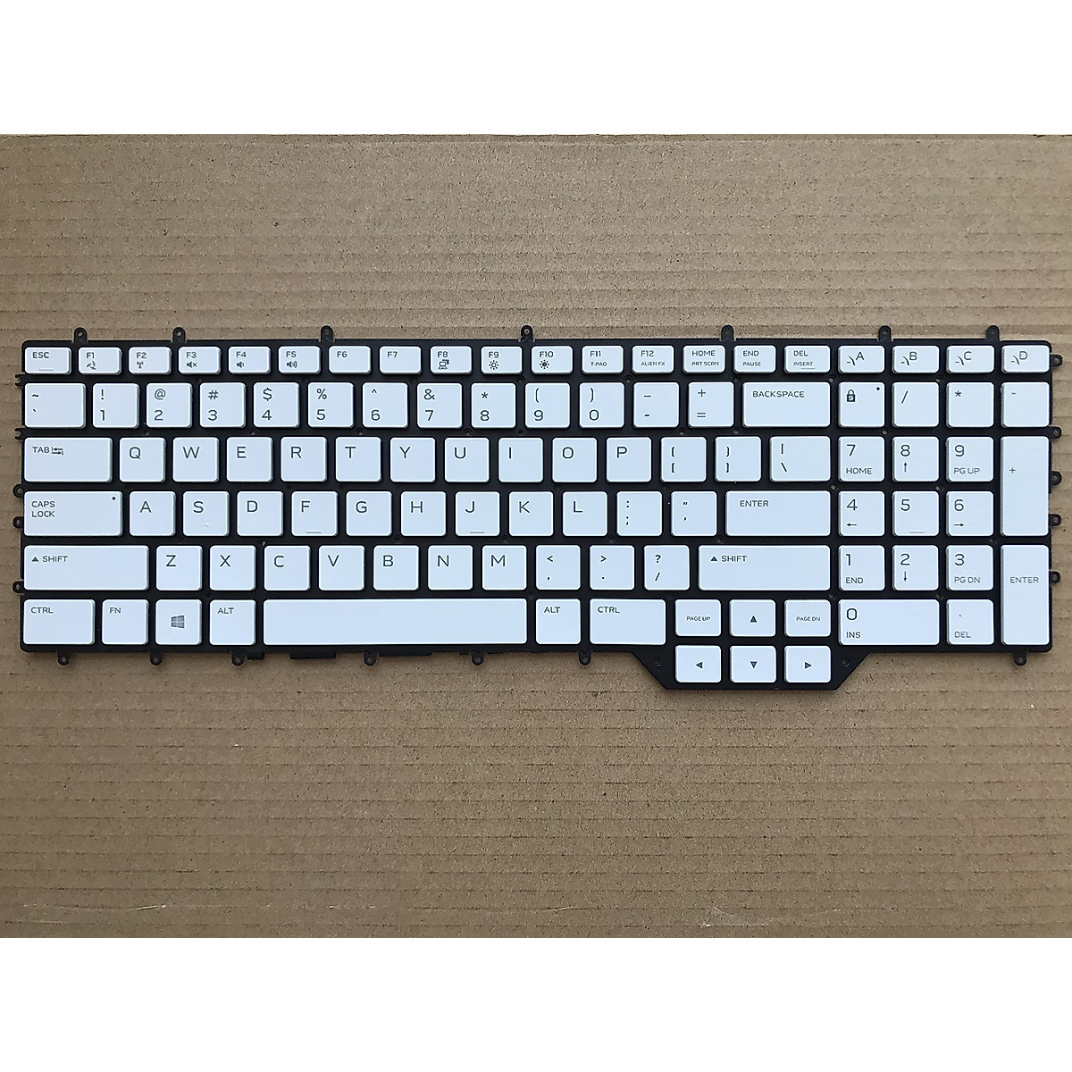 Original New for Dell Alienware m17 R3 17.3 inch FHD Gaming Laptop Per-Key RGB Keyboard Backlit US White