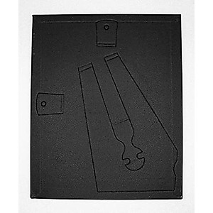 God Is My Strength, Christian Poem in Vegan Leather Frame with Built-in Easel & Hanger, Uplift Yourself or Gift to Others. For Home-Office-Dorm (Size 10 3/4 x 13 x 1/4 Inches)