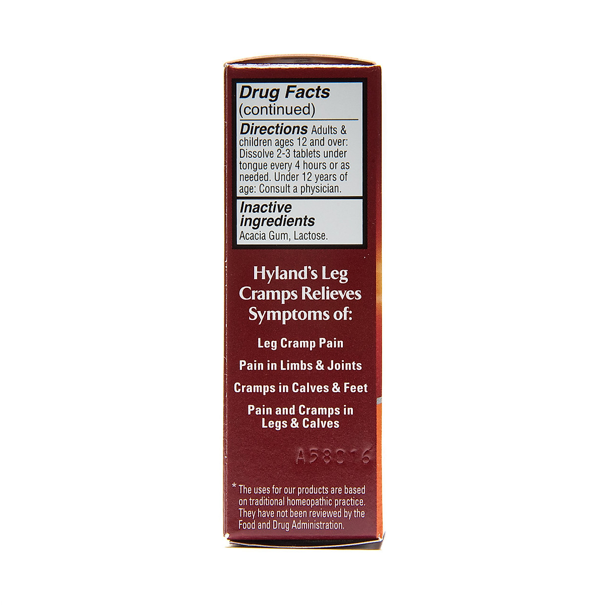 Hyland’s Naturals Leg Cramp Tablets, Natural Relief of Calf, Leg and Foot Cramp, 100 Count