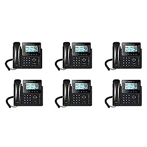 Grandstream GXP2170 (BUNDLE of 6) 12 Line IP Phone, Color Display-VoIP