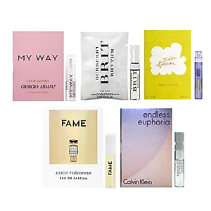 Designer Perfume Samples for Women - Lot of 5 Perfume Vials