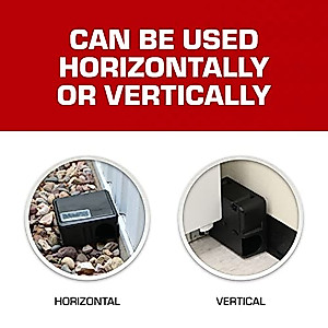 Tomcat Rat & Mouse Killer Child & Dog Resistant, Refillable Station for Indoor and Outdoor, 1 Station and 15 Poison Refills