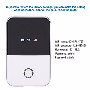 4G LTE Mobile Hotspot Devices,WiFi Box -High Speed -2100Mah -Up to 10 Connected Users -USB Charging-Portable 4G Router Suitable for Phone Laptop Etc，Good Product for Travel