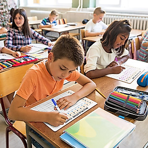 Dry Erase Multiplication Chart Whiteboard 9" x 12" Multiplication Table l Double Sided Times Table Math Manipulatives White Board for Kids Students, Classroom and Home, Mini Whiteboard Lapboard