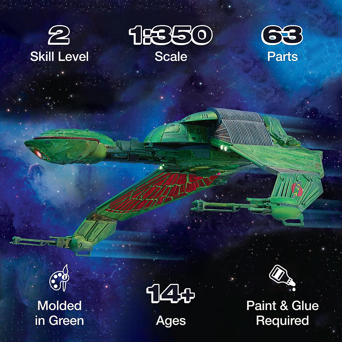 AMT Star Trek Klingon Bird of Prey 1:350 Scale Model Kit