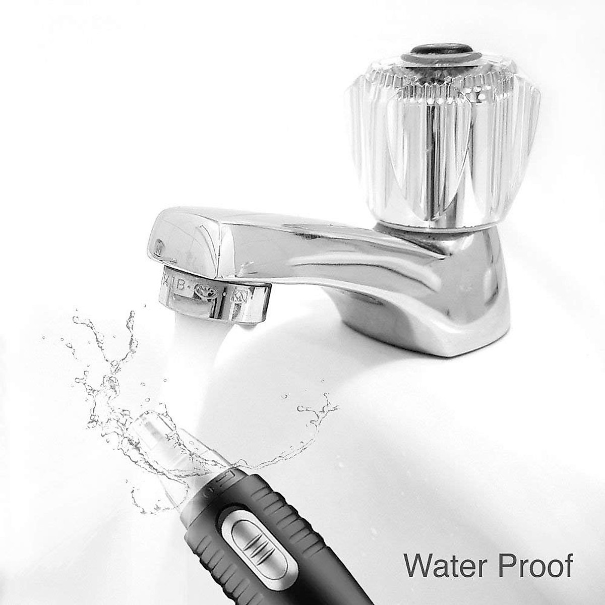 Nose Hair Trimmer - Waterproof Stainless Steel Nose Trimmer Beard and Eyebrow Clipper