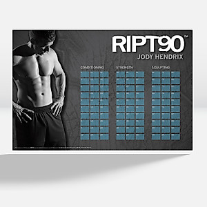 RIPT90: 90 Day 14-DVD Workout Program with 14 Exercise Videos Training Calendar