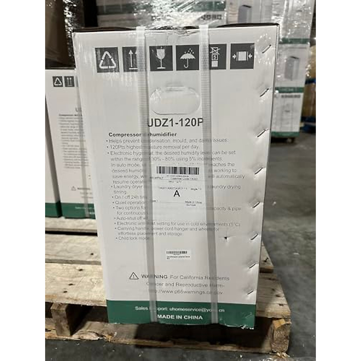 Uhome 120 Pints Dehumidifier with Drain Hose - 6000 Sq. Ft Quiet Dehumidifier for Home, Basements, Storages and Large Rooms with 5L Water Tank