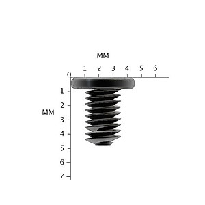 12x Replacement Black Philips Drive Laptop Screws M2.5X4mm Screw M2.5X4L PM2.5X4.0