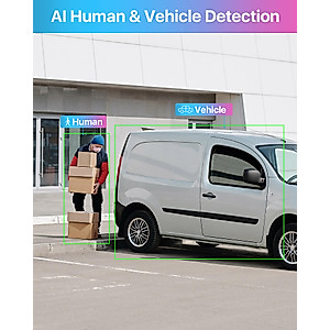 ZOSI 3K Lite Security Camera System with 1TB Hard Drive,AI Human/Vehicle Detection,Night Vision,H.265+ 8Channel HD TVI DVR Recorder,4pcs 1080P HD 1920TVL Indoor Outdoor Surveillance CCTV Dome Cameras