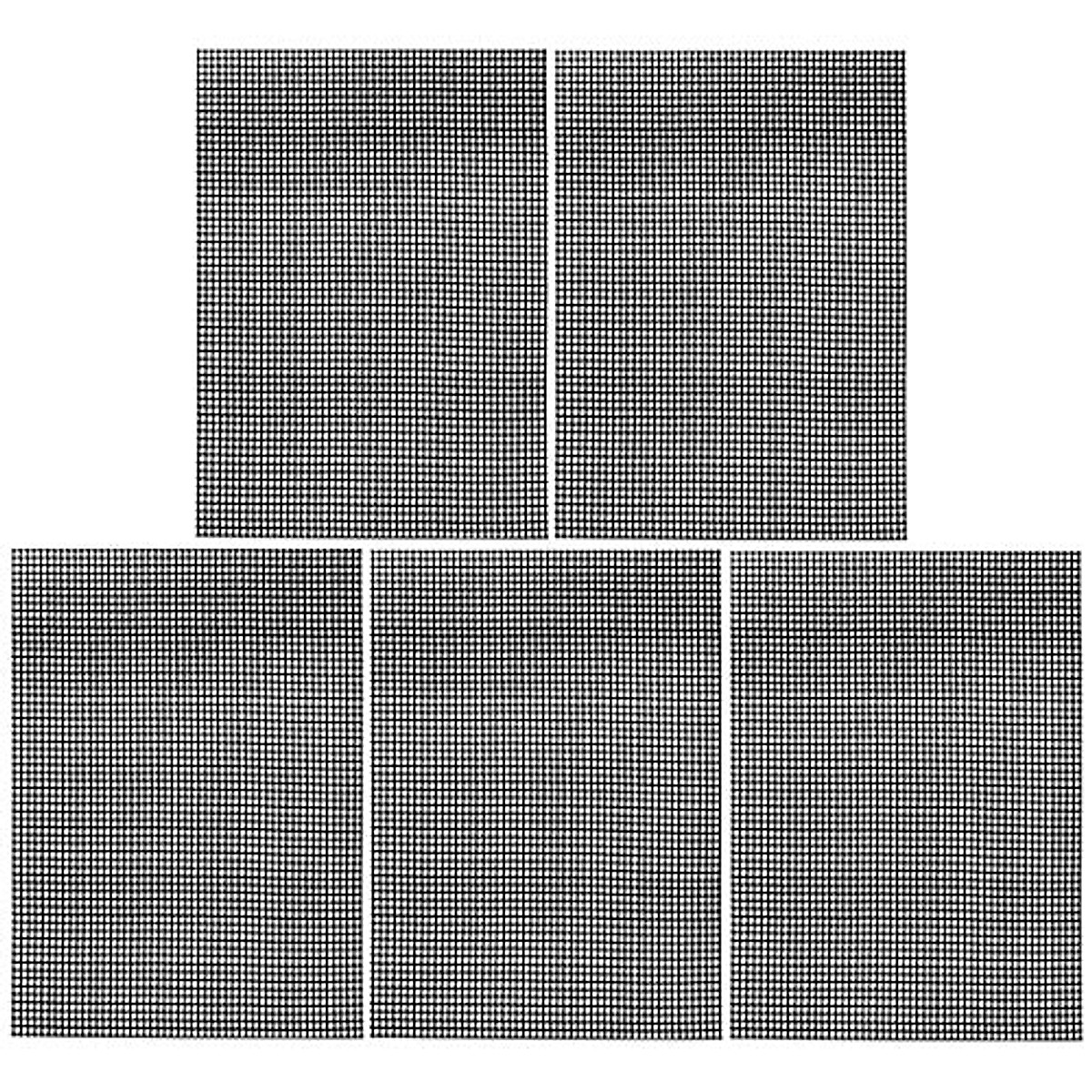 GOETOR Flower Pot Hole Mesh Pads 5 PCS Rigid Plastic Mesh Screen 20x30cm Bonsai Bottom Grid Mat Polyethylene Garden's Drainage Mesh Hole Screens