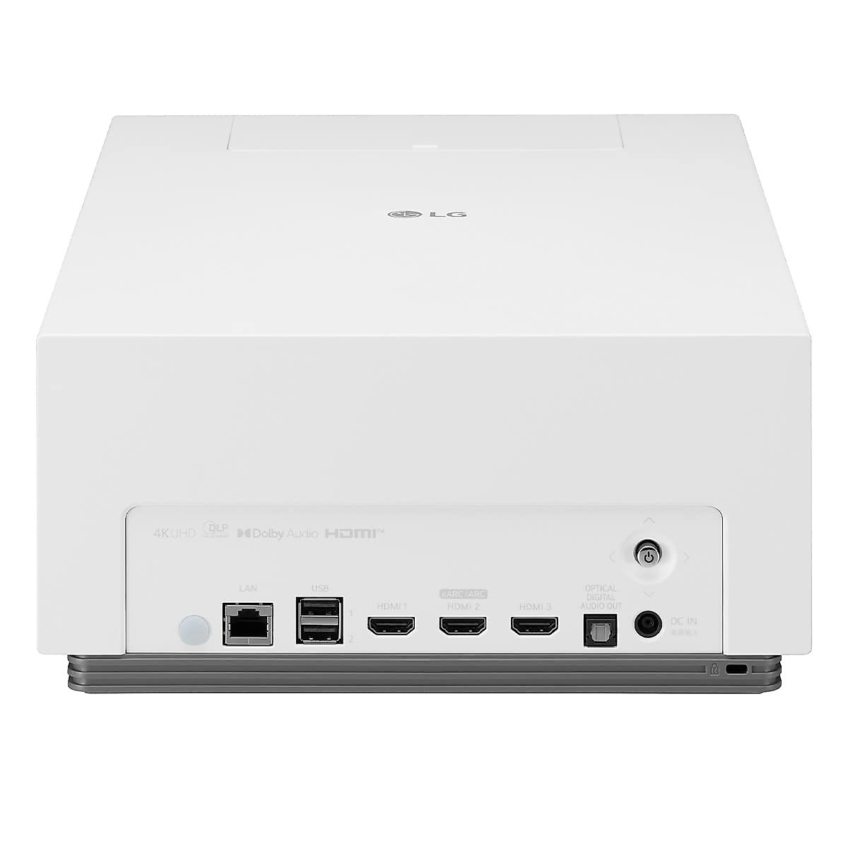 LG CineBeam UHD 4K Projector HU710PW - DLP Home Theater Smart Projector, White