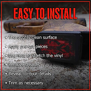 GunSkins Pistol Mag Skins - 6 Pack - Compatible with Airsoft AEG BB Gun - Vinyl Decals - Easy to Install - 100% Waterproof - Made in USA - GS America