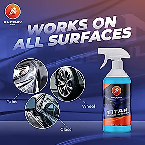 Phoenix E.O.D. Titan Hybrid Detailer (16oz) - Hybrid Ceramic Coating Detail Spray That Shines, Cleans & Protects - Top Coat Car Wash Polish & Paint Protectant - Longer Lasting Than Car Waxes