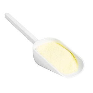 Standard Lab Sampling Scoops, 4 oz. Capacity, Polystyrene, Non-Sterile, Disposable, White (Pack of 10)