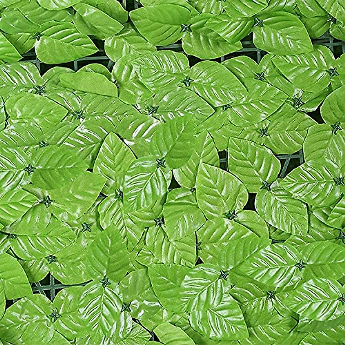 Expandable Faux Privacy Fence Artificial Ivy Leaf Hedge Roll Privacy Screen | Artificial Hedges Fence,Faux Ivy Vine Leaf Decoration UV Fade Protected for Balcony Patio (Size : 1×0.5m)