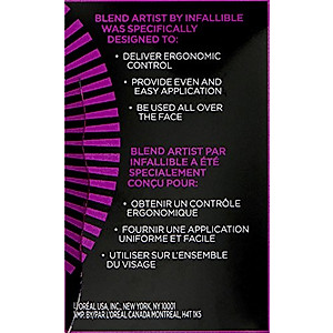 L'Oreal Paris Makeup Infallible Blend Artist Makeup Blender Sponge, 0.8 oz