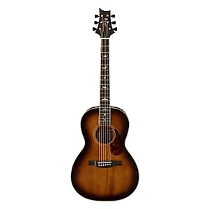 PRS SE Parlor P20 Acoustic Electric, Tobacco Sunburst with Gigbag