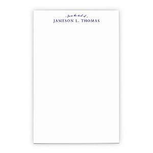 Personalized Lawyers Stationary Personalized Business Notepads for Men, Professional Career Notepads for Women, Real Estate Letter Writing Paper, Doctor, size 5.5in x 8.5in, 50 sheets