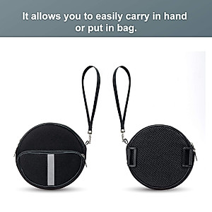 Portable CD Player Holder with CD Case, Water Resistant Fanny Pack with Wrist Strap for Women & Men (6.5inch).