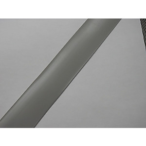 KOMORAX 2" Wide 200' Length Chair Vinyl Strap Strapping for Patio Lawn Garden Outdoor Furniture Repair Matte Finish Color (Gray)