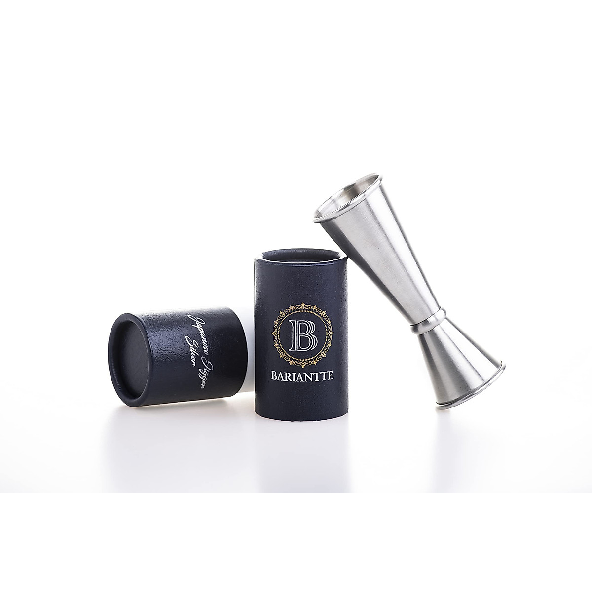 BARIANTTE Cocktail Jigger Set Bartending | Jigger with Measurements Inside Double Jigger 2 oz 1 oz | Japanese Jigger Cocktail Measuring Cup | Bartender Jiggers Shot Measures Jigger Liquor Measurer