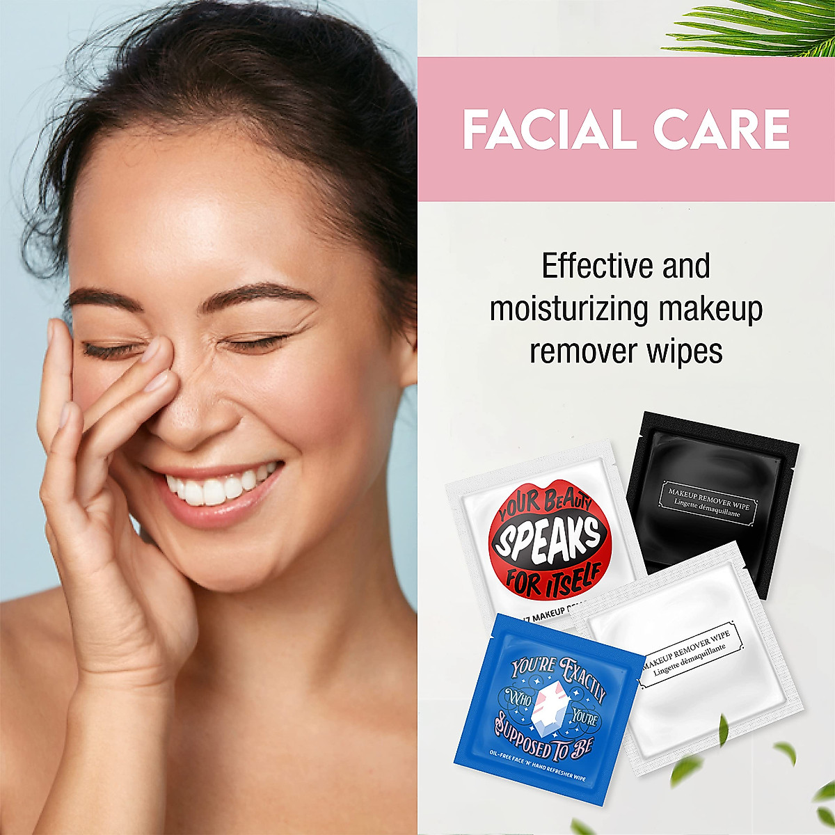 La Fresh My Beauty Is Unique Beauty Wipes Gift Pack - Contains 16 Individually Wrapped Wet Wipes Variety For Personal Care and Travel Essentials