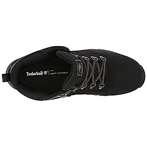 Timberland womens Mt. Maddsen Mid Leather Waterproof Hiker Hiking Boot, Black Nubuck, 8 US