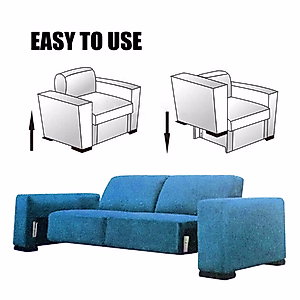 DBTHTSK Sofa Latch,Bed Replacement Parts,Heavy Duty Interlocking Tapered Hardware Accessories Furniture Connector for Sofa, Bed (2 Pairs)