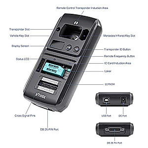 XTOOL KC501 Key and Chip Programmer Read and Write EEPROM ECU MCU Infrared Key Work for Benz Must with X100 Pad3