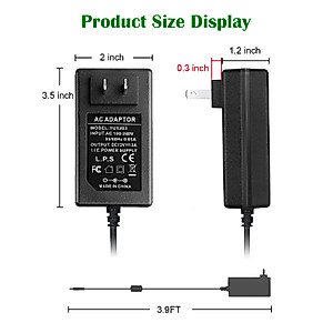 12V 3A Power Supply - LeTaoXing AC 100-240V to DC 12V 36W Switching Power Adapter Transformers 12V/3A for Home Security Camera Surveillance DVR NVR Led Light Strip (1 Pack)