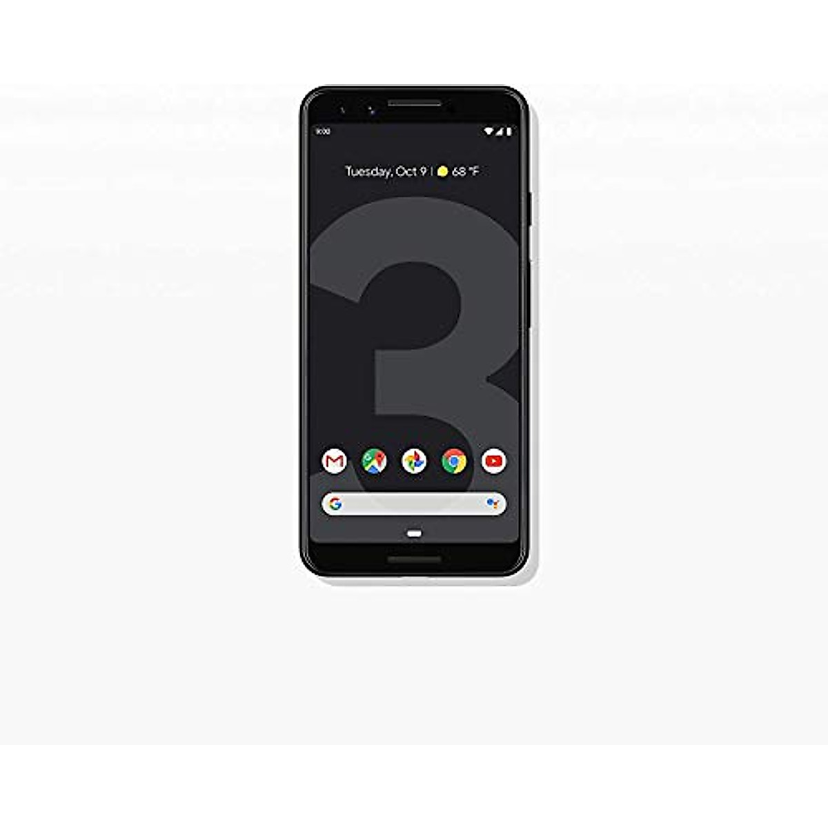 Google Pixel 3 (64GB, 4GB RAM) 5.5", IP68 Water Resistant, Snapdragon 845, GSM/CDMA Factory Unlocked (AT&T/T-Mobile/Verizon/Sprint) (Just Black) Renewed