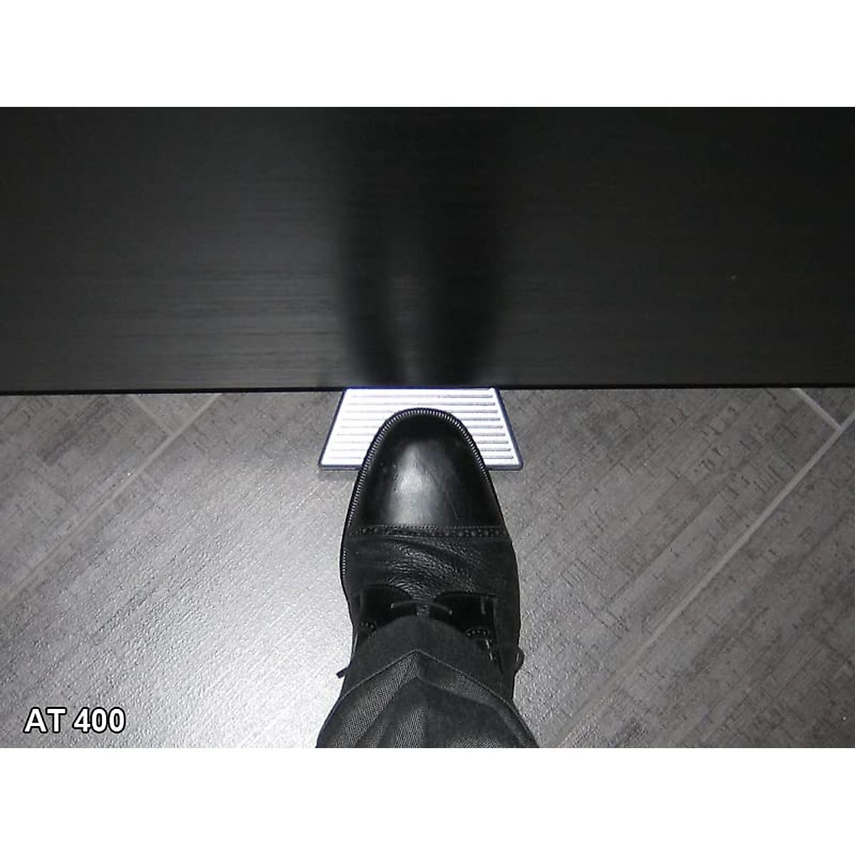 AutoTap AT400 Sink Pedal Faucet, Brushed Nickel, Instantaneous On/Off, Prevents Water Runoff, 8 Year Warranty