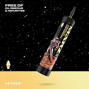 Marz Premium Whipped Cream Charger 640g 1.1L - Food Grade Nitrous Oxide Tank Pure Flavored N2O Chargers - For Any Standard Whipping Cream Dispenser – (6 Cylinders Vanilla Ice Cream)