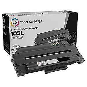 LD Compatible Toner Cartridge Replacement for Samsung MLT-D105L High Yield (Black)