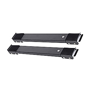 Generic Appliance Rollers Mobile Base Extensible Stand Universal Heavy Duty Easily Move Mover for Furniture Refrigerator Washing Machine Dryer, Black Directional