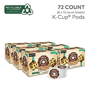 The Original Donut Shop Cookie Dough So Delicious, Keurig Single Serve K-Cup Pods, Flavored Coffee, 72 Count (6 Packs of 12)