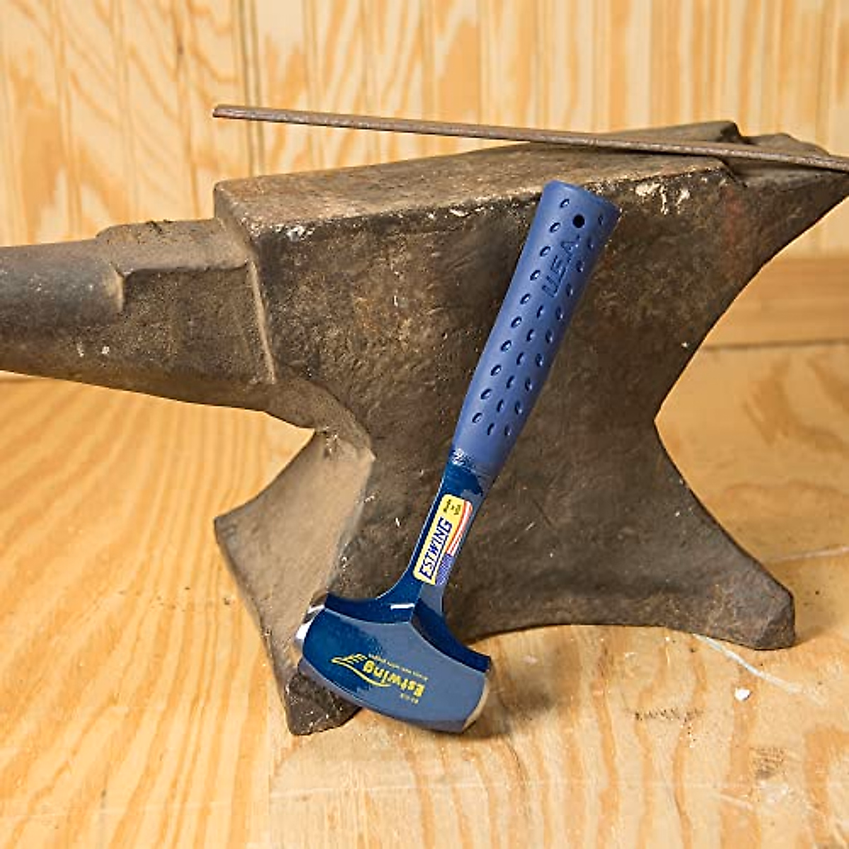 Estwing - BL353 Drilling/Crack Hammer - 3-Pound Sledge with Forged Steel Construction & Shock Reduction Grip - B3-3LB