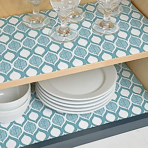 Con-Tact Brand - 09F-C9A3U3-12 Creative Covering Self-Adhesive Vinyl Drawer and Shelf Liner, 18" x 9', Savoy Blue