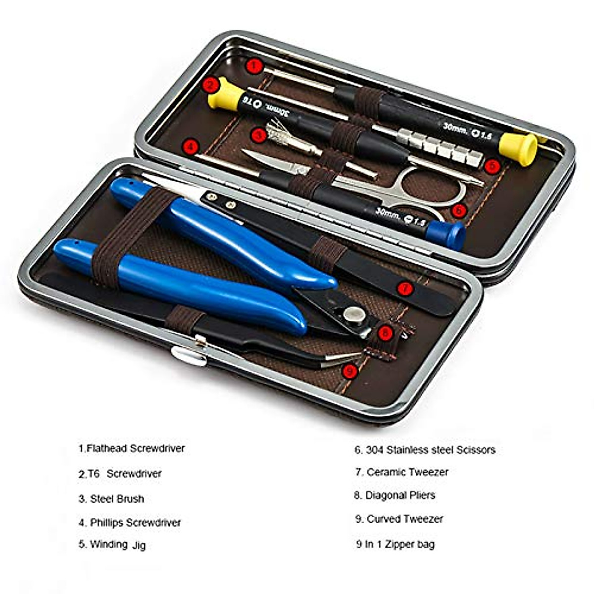 DIY tool kit for electric repair, home DIY, 9 in 1.