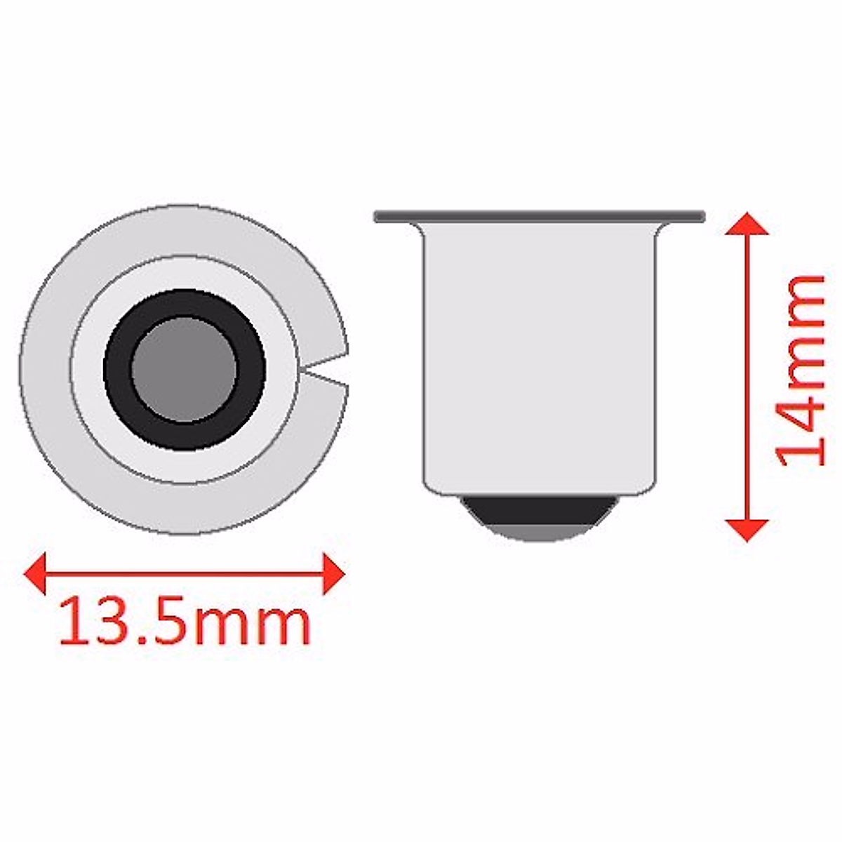 CEC Industries KPR113 Bulbs, 4.8 V, 3.6 W, P13.5s Base, B-3.5 shape (Box of 10)
