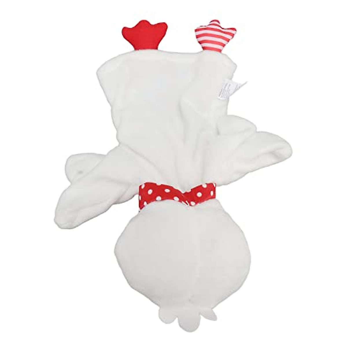 Baby Stuffed Animals Blanket, Visual Development Soft and Bright Colors Plush Cartoon Baby Security Blanket for Kids More Than 3 Months for Soothing Towels (White)