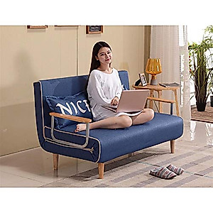 Sofa Couch Convertible Sleeper Sofa, Modern Convertible Sofa Bed for Living Room, Fold Up & Down Recliner Couch for Bedroom/Living Room/Balcony for Business Reception Room or Apartment ( Size : 120cm