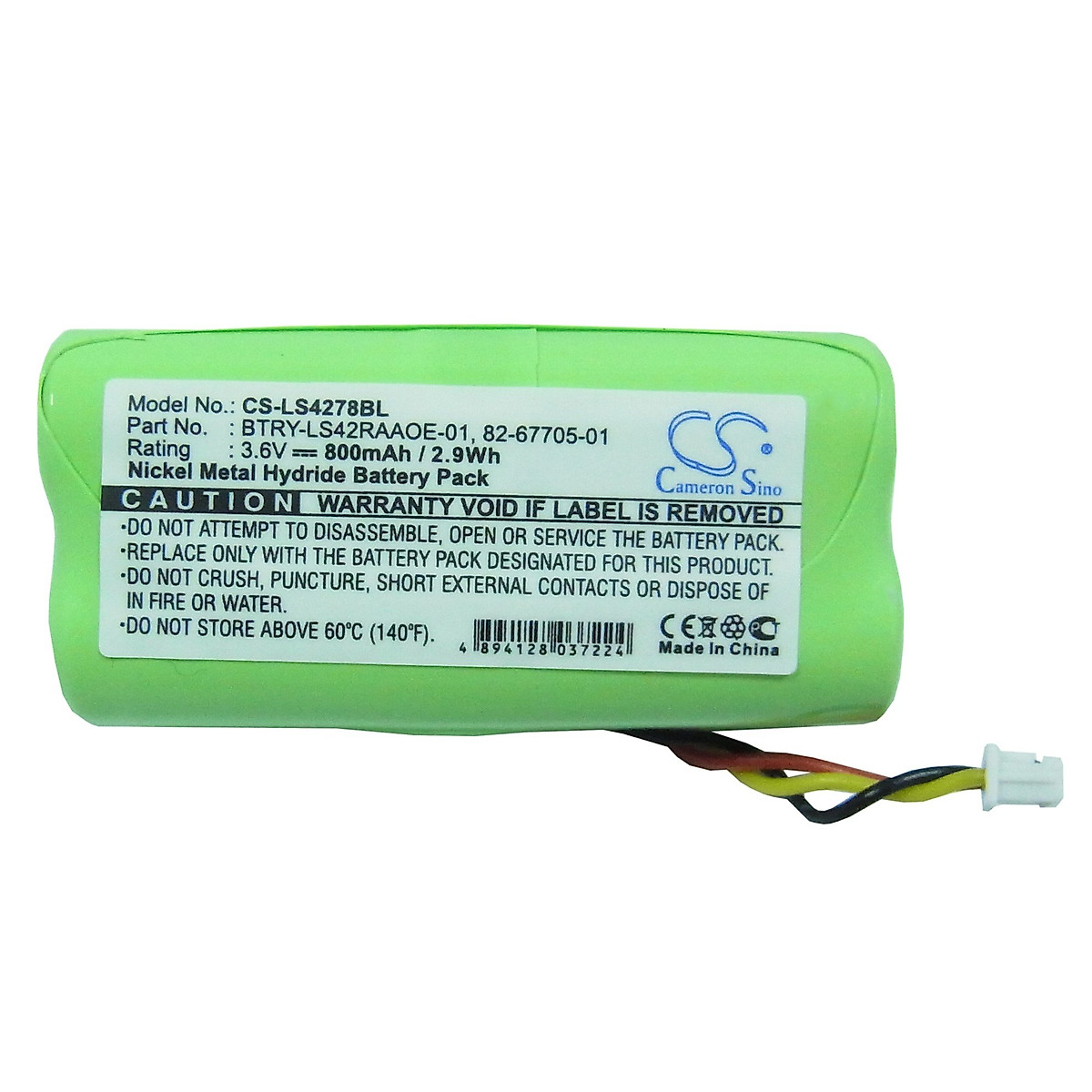 SOLAF 3.6V Compatible with Battery for Symbol 82-67705-01, BTRY-LS42RAAOE-01 DS6878, DS6878-SR, LS4278, LS4278-M