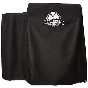 PIT BOSS PB440FB1 Pellet Grill, 482 Square Inches, Black & PIT BOSS 73700 Grill Cover for 700FB Wood Pellet Grills