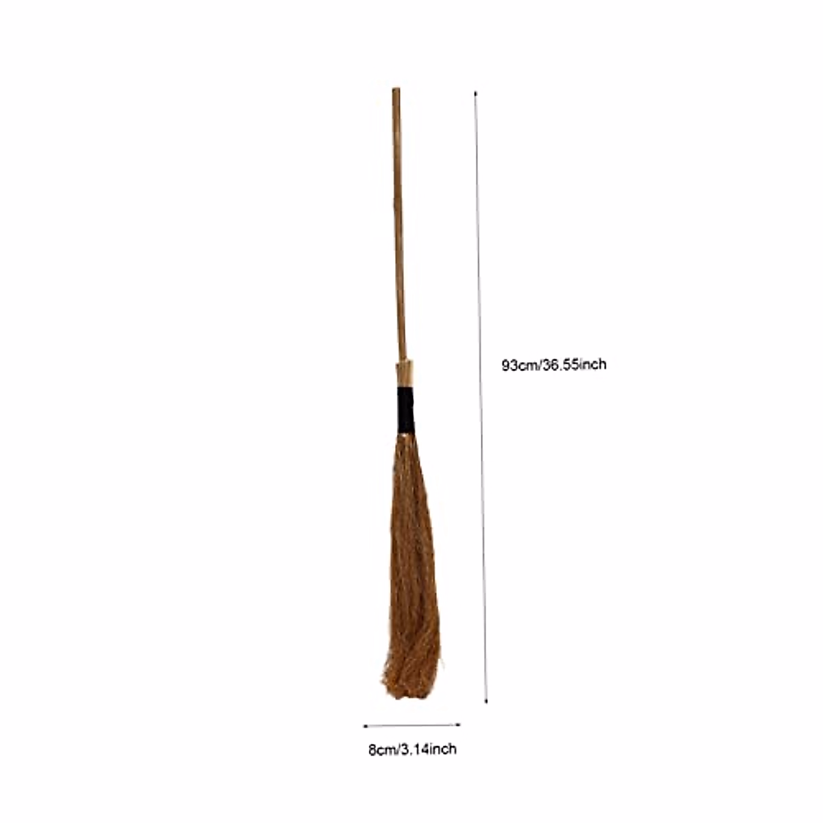 2 Pcs Halloween Broom Halloween Witch Broom Props Housekeeping Cleaning Tool Retractable Broom Portable Kids Halloween Costume Halloween Witch Besom Party Supplies Child Aldult