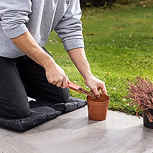 Navaris Memory Foam Kneeling Pad - Adjustable Width 17.7" to 31.5" Wide - Knee Pads for Gardening, Yoga, Prayer - 1.77" Thick Garden Cushion Kneeler