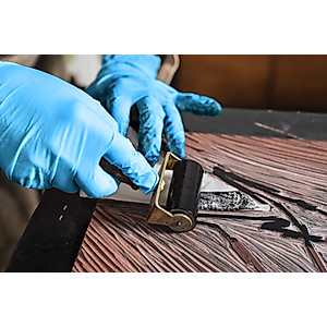 Care Plus Nitrile Examination Medical Gloves, Blue, Medium 100 Count